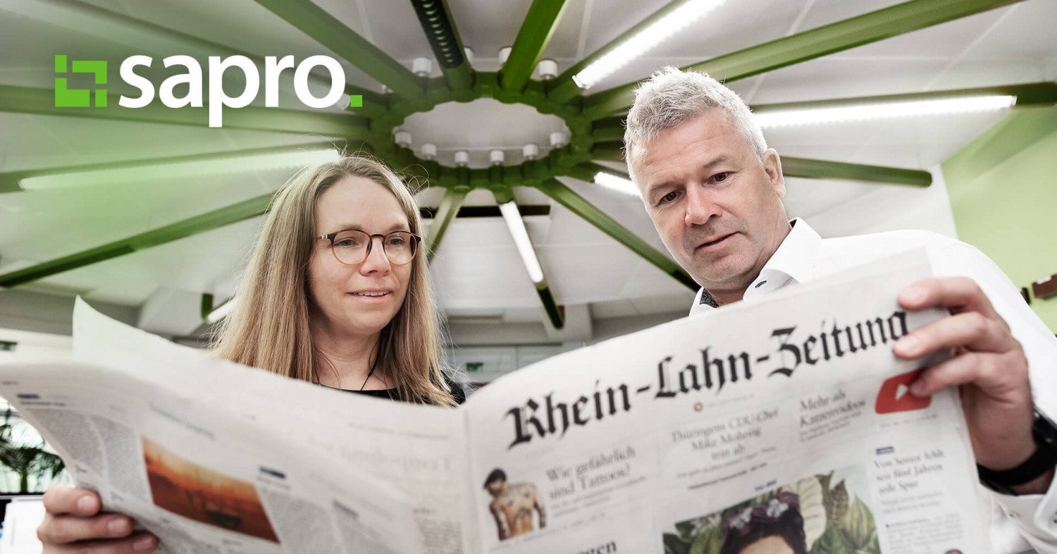 sapro. Fullservice für Verlage und Werbetreibende